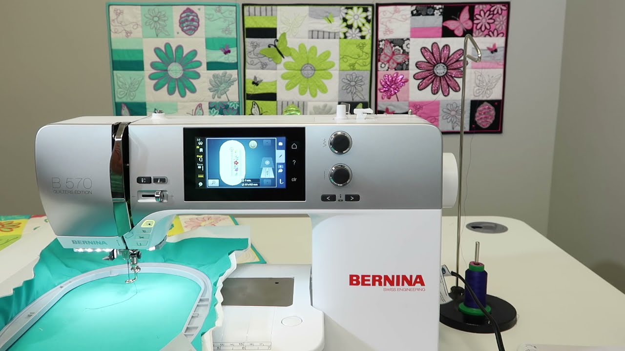 BERNINA 570 77 Why You Should Use a Thread Stand During Embroidery ...