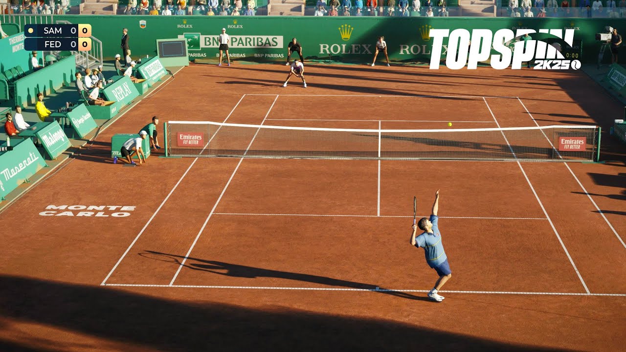 Top Spin 2K25 - Roger Federer Vs Pete Sampras I Monte Carlo Masters I ...