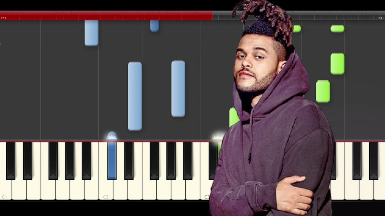 The Hills The Weeknd (Piano Midi Tutorial Lyrics) How to Play - YouTube