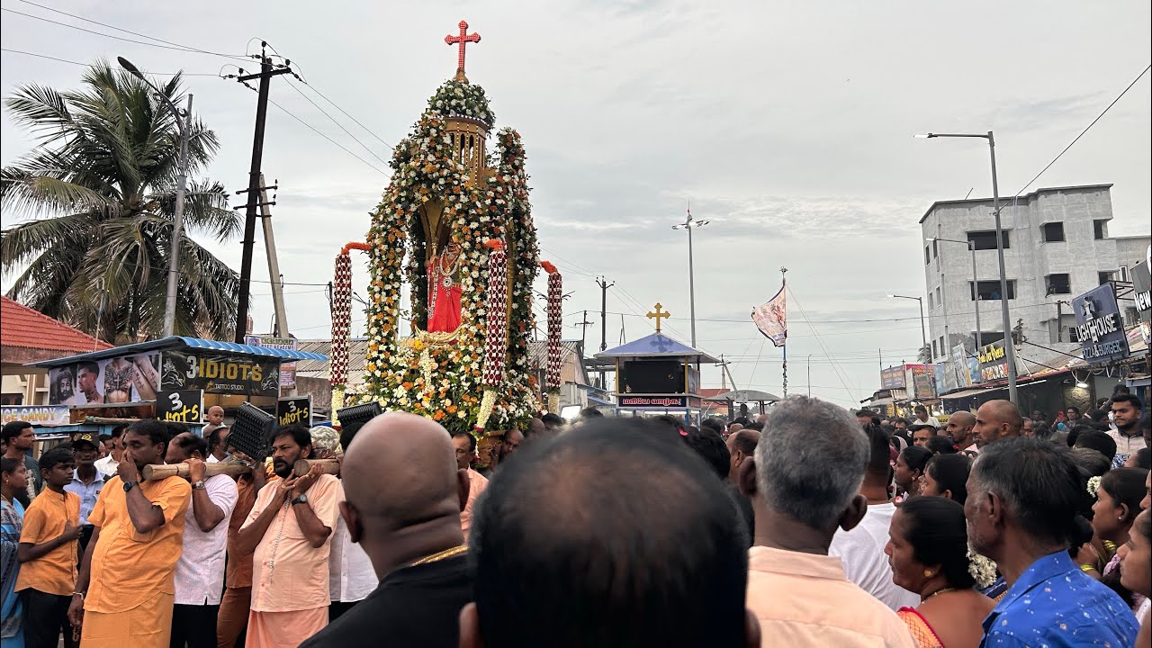 First Saturday car procession and our lady of Carmel flag procession at ...