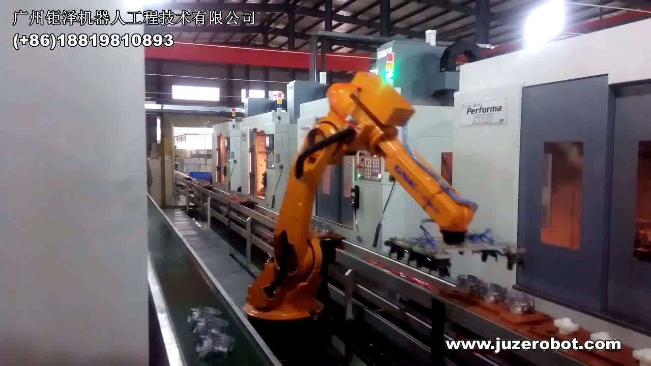 KOZA-GSK Robot Machine Loading and Unloading// 機器人機床上下料// 机器人机床上下料 ...