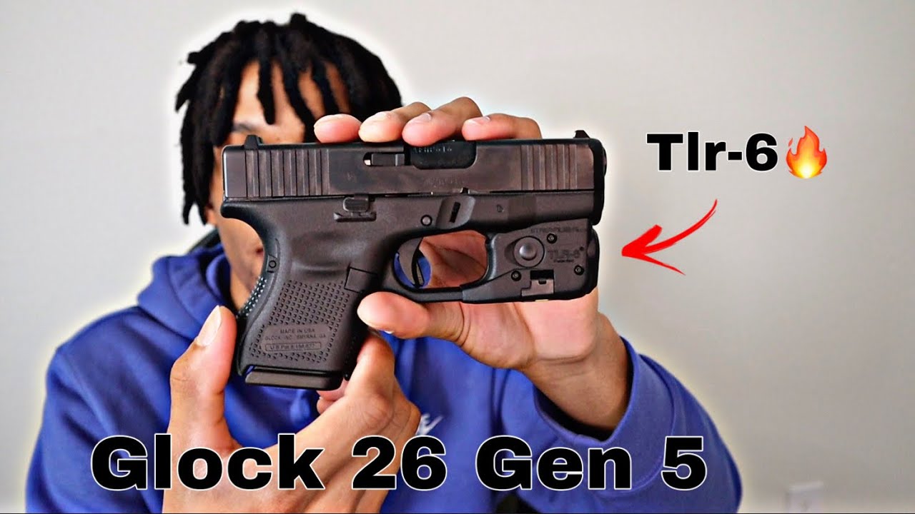 GLOCK 26 GEN 5 REVIEW PT2 (Adding TLR-6 Beam and Light) - YouTube