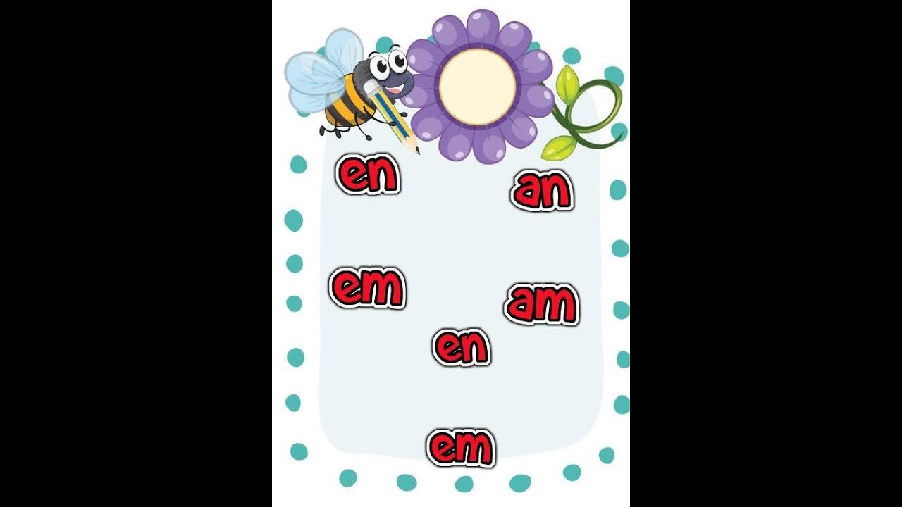 les syllabes /on-om-an-am-en-em/ avec des mots et des phrases et des ...