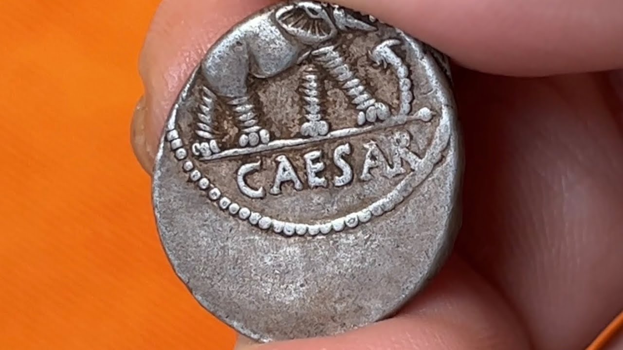 Famous Elephant Denarius - Julius Caesar 49 BC - YouTube