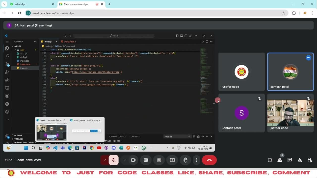 LIVE PROBLEM SOLVING OF MY STUDENTS | JAVASCRIPT PROBLEMS #javascript #coding - YouTube