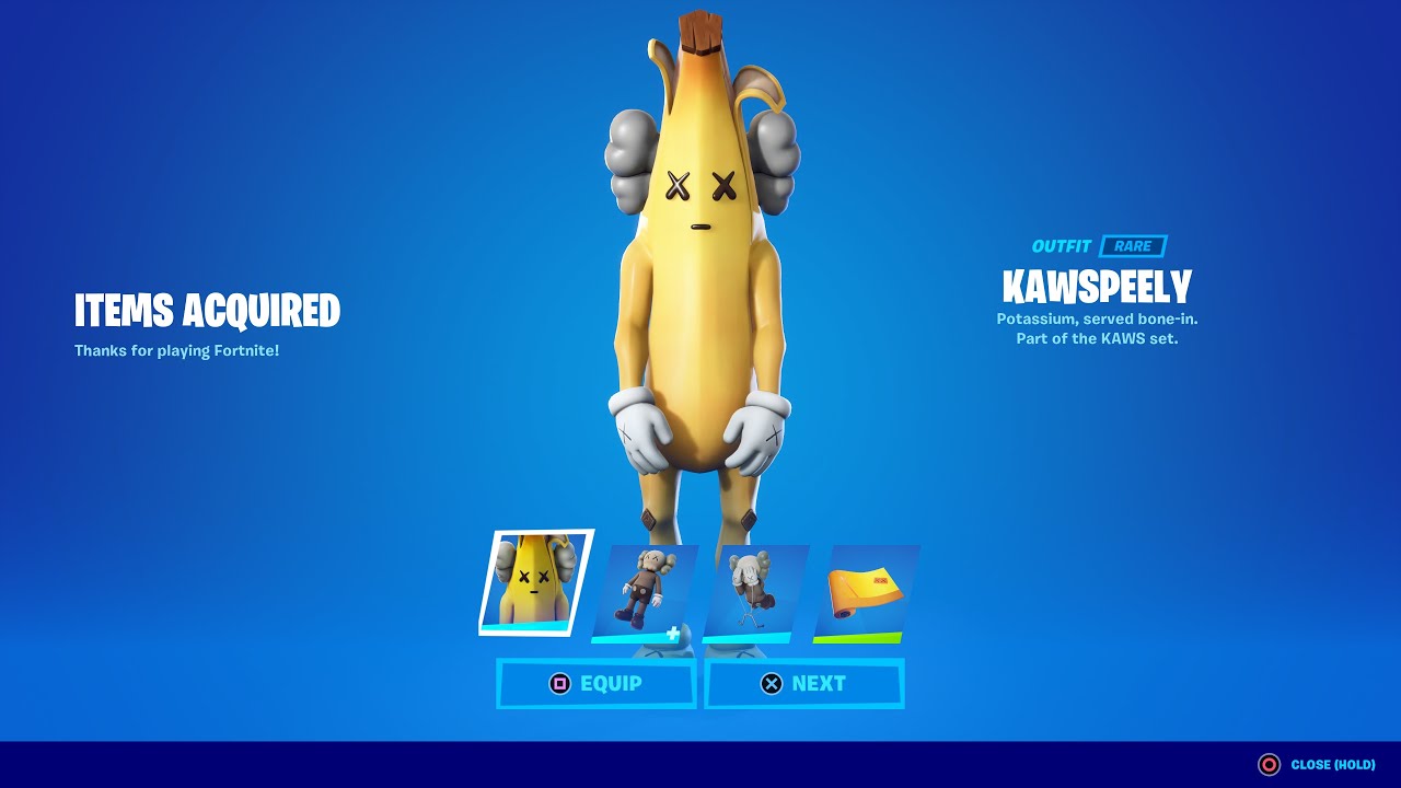 HOW TO GET NEW KAWSPEELY SKIN IN FORTNITE! - YouTube