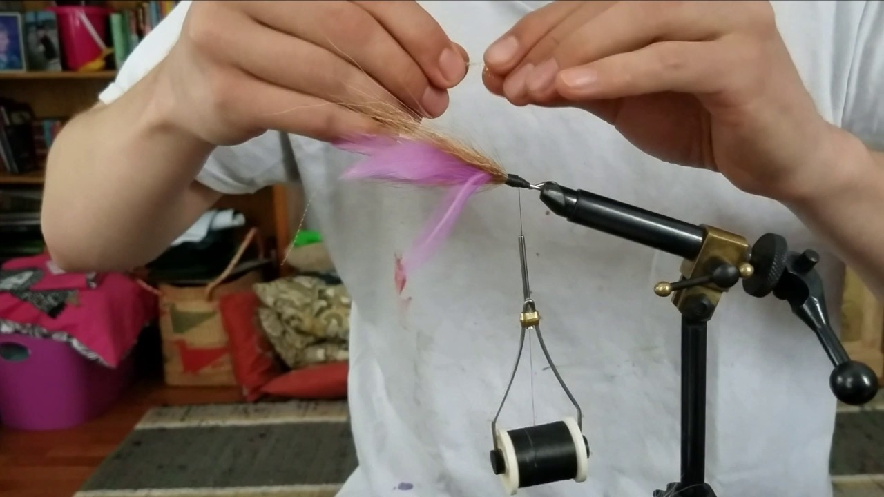 How To Tie Tail Flags for Fishing Lures and Plugs - YouTube