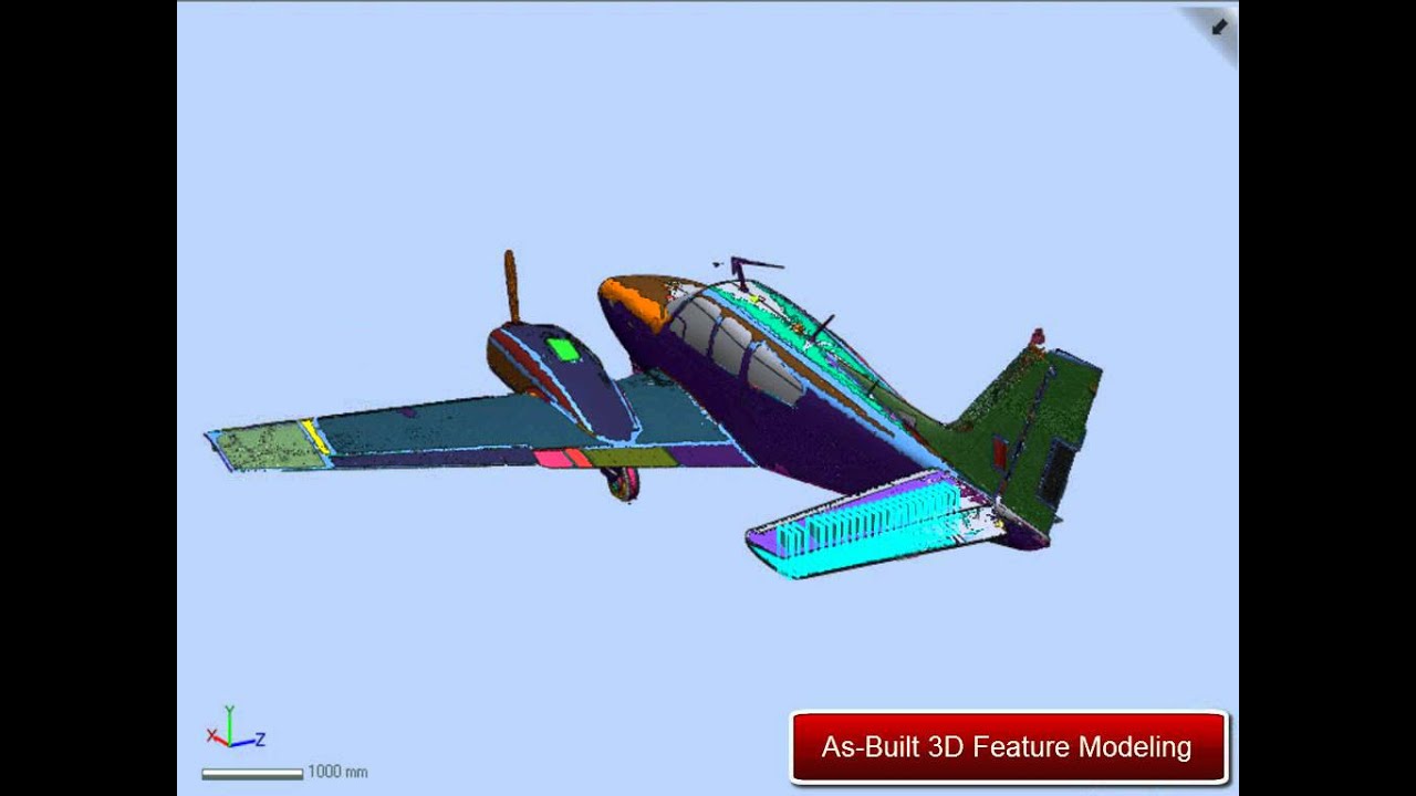 3D Modeling from Long Range Scan Data for Aerospace (Part 1) - YouTube