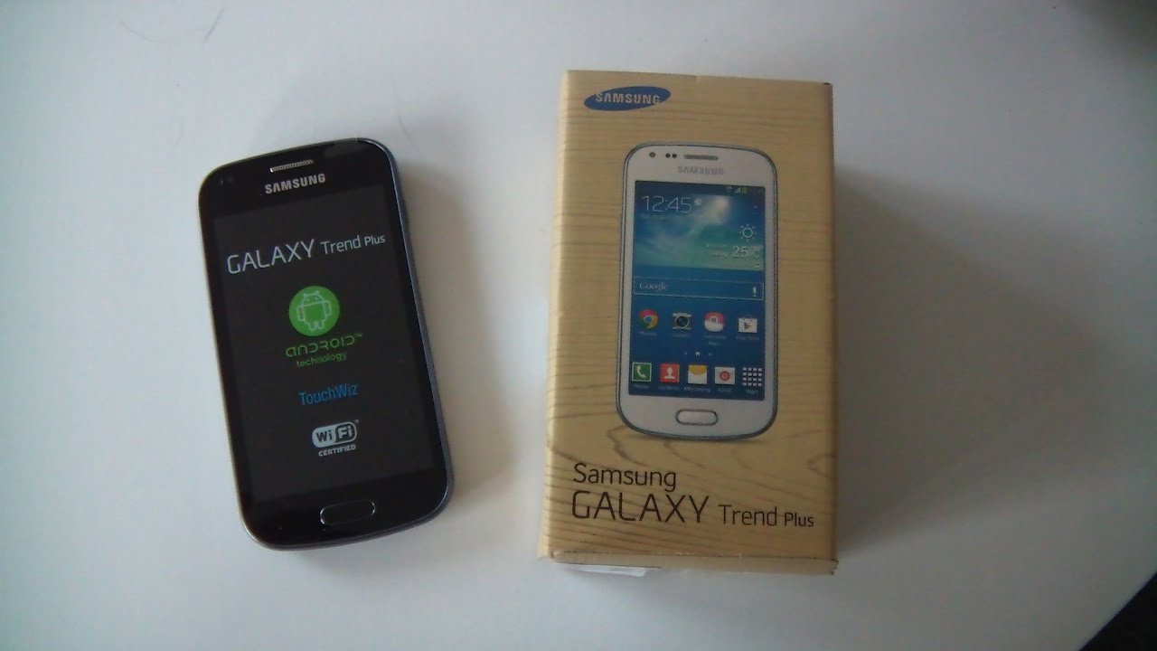 Samsung Galaxy Trend Plus - unboxing - YouTube
