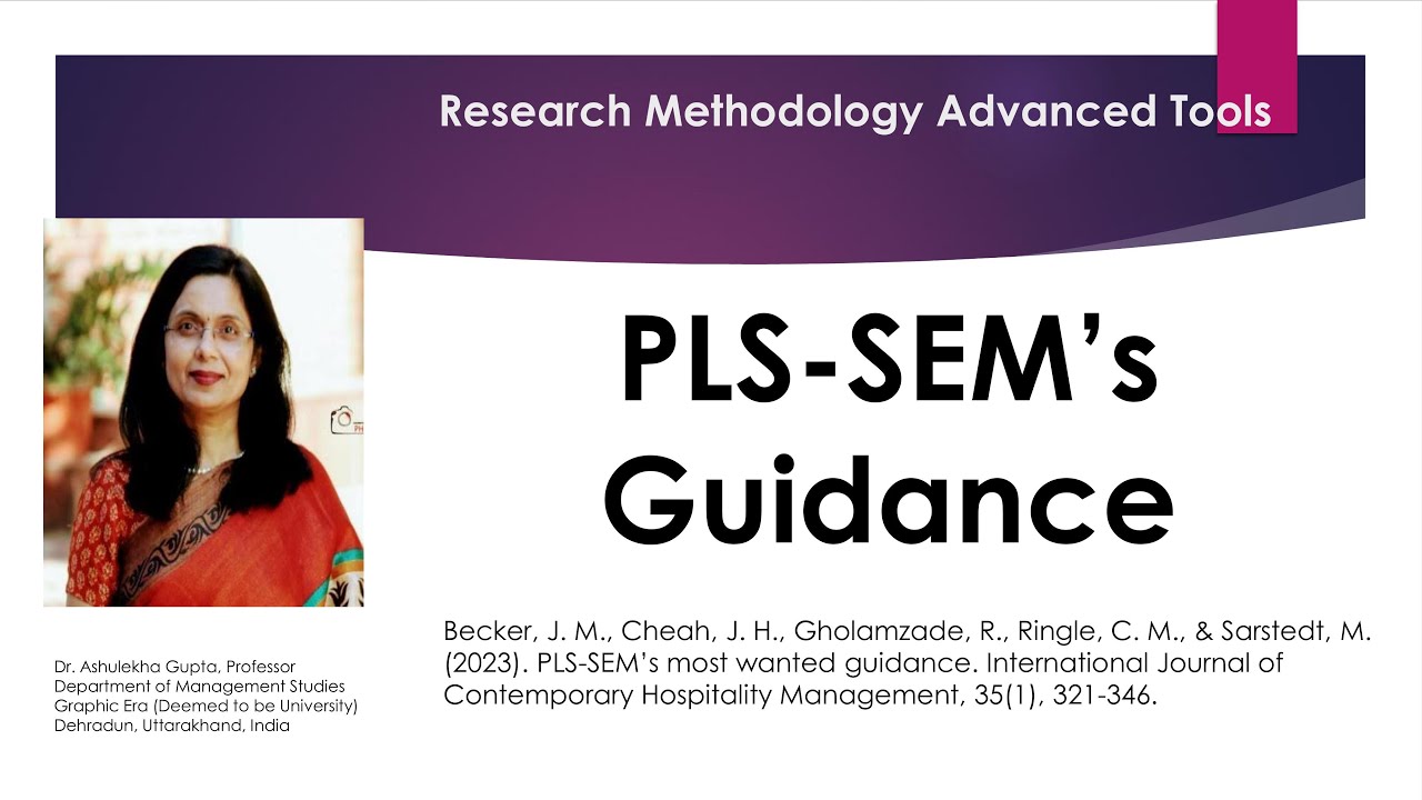 PLS SEM Guidance(pls-sem)(structure equation modeling)(published paper ...