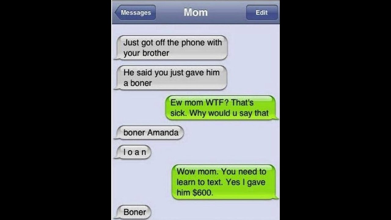 Ultimate Text Messages Funny Parents and Sons Conversation Compilation ...