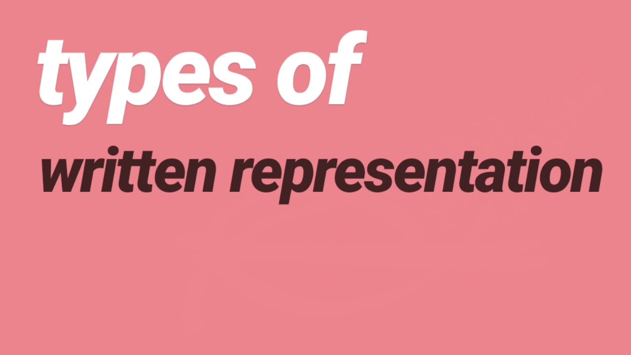 SA 580 Written Representation - YouTube