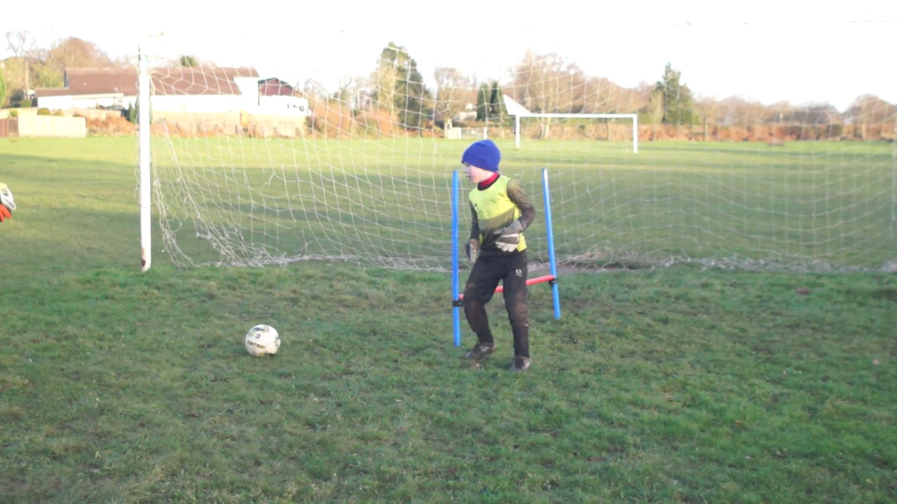 good high jump goalkeeper training from amazing 7 year old - YouTube