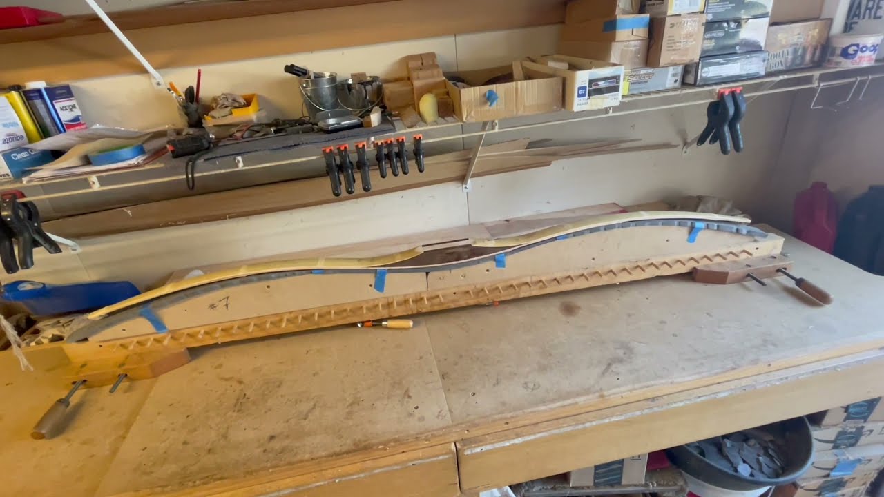 Unwrapping the bow - Bamboo back and belly bow build along pt.7 - YouTube