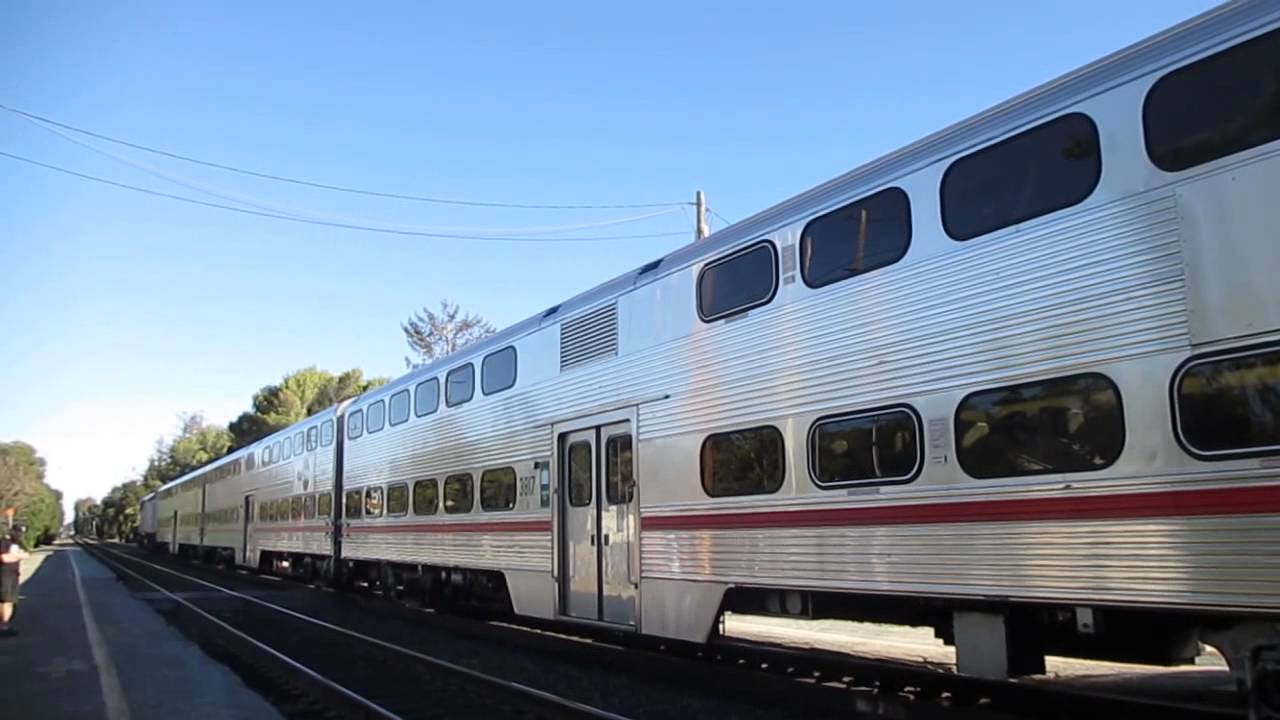 Caltrain Stanford Station California - YouTube
