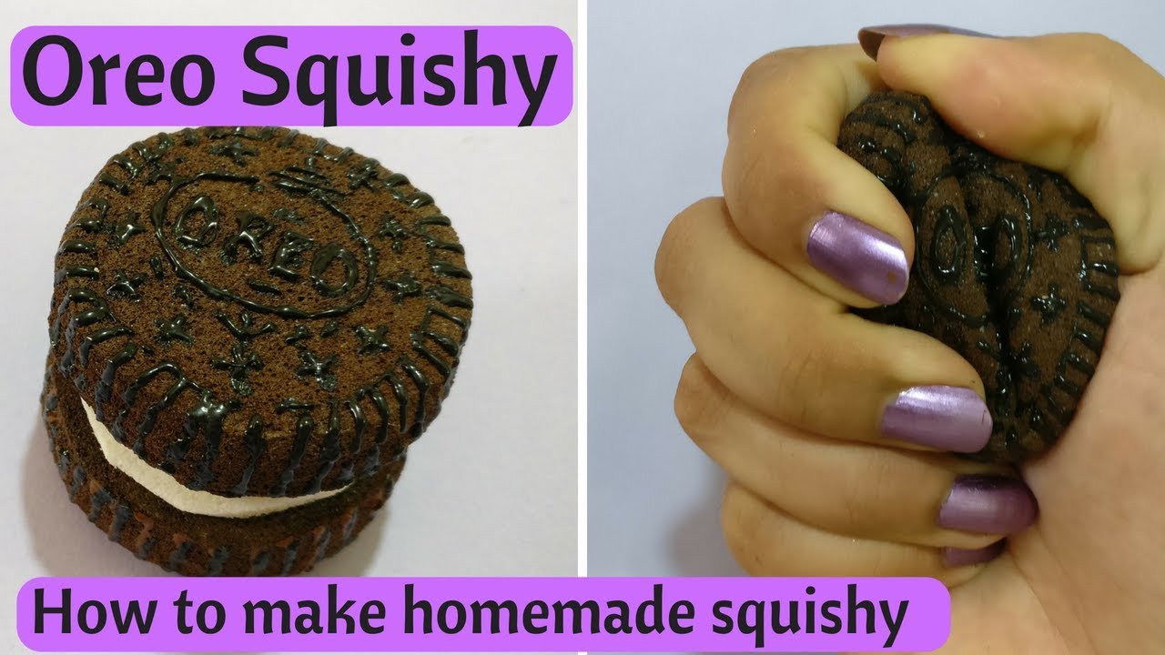 DIY Oreo Squishy Toy - YouTube