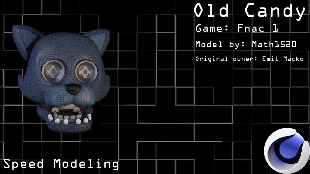 [C4d/FNaF/FNaC] Speed Modeling Old Candy "Full Body" Part 1 - YouTube