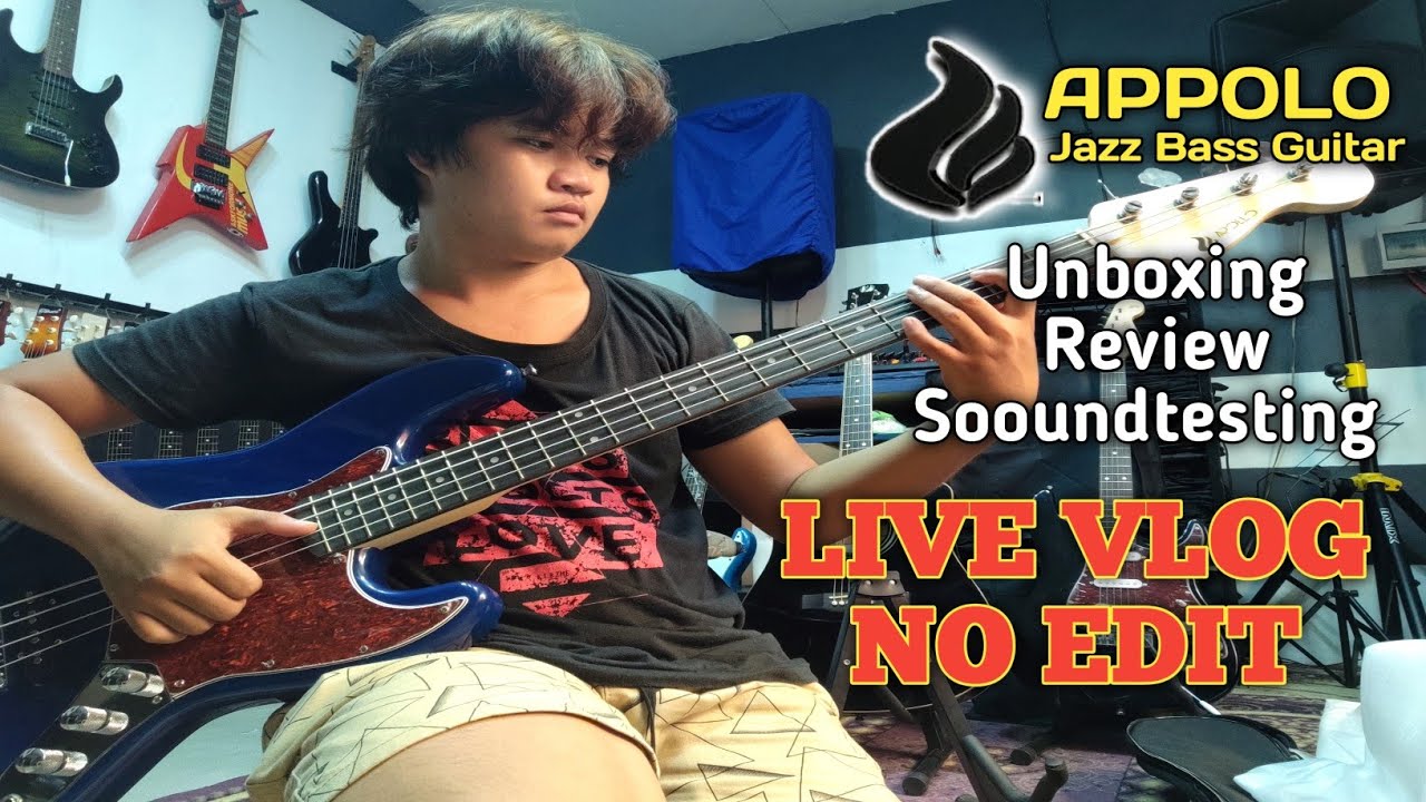 Apollo Bass Guitar Review - Unboxing | Testing | LIVE NO CUT - YouTube