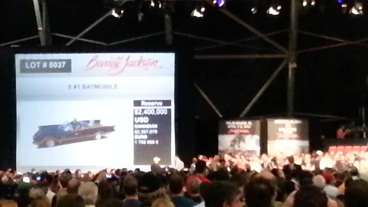 Batmobile Barrett Jackson auction 2013 - YouTube