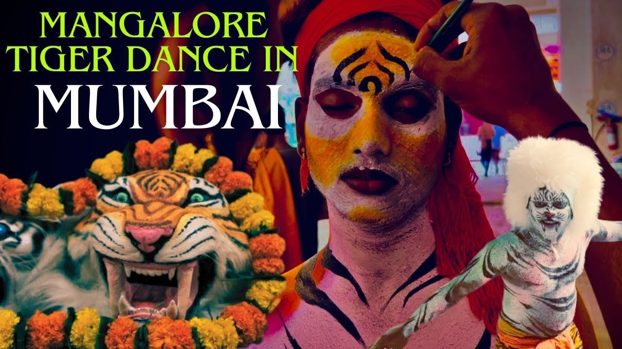 Mangalore Tiger Dance In Mumbai |Shree Durgaparmeshwari temple ...