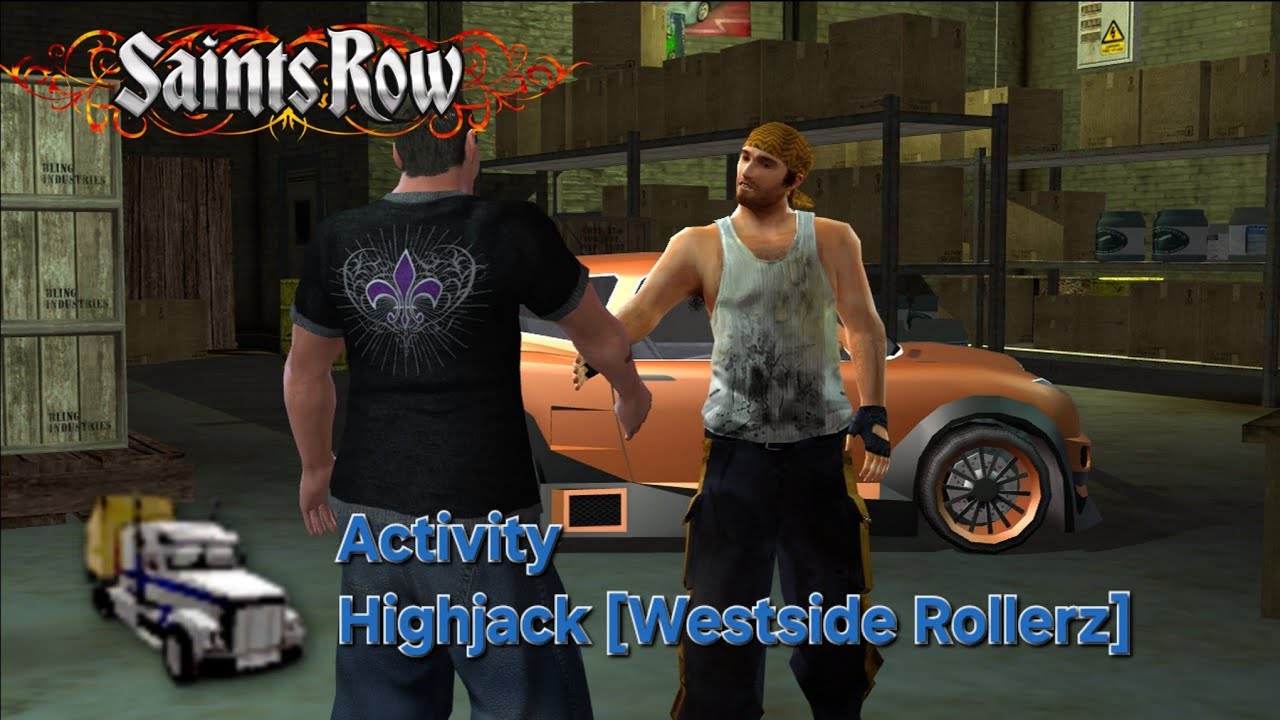 Saints Row - Activity - Highjack [Westside Rollerz] - YouTube
