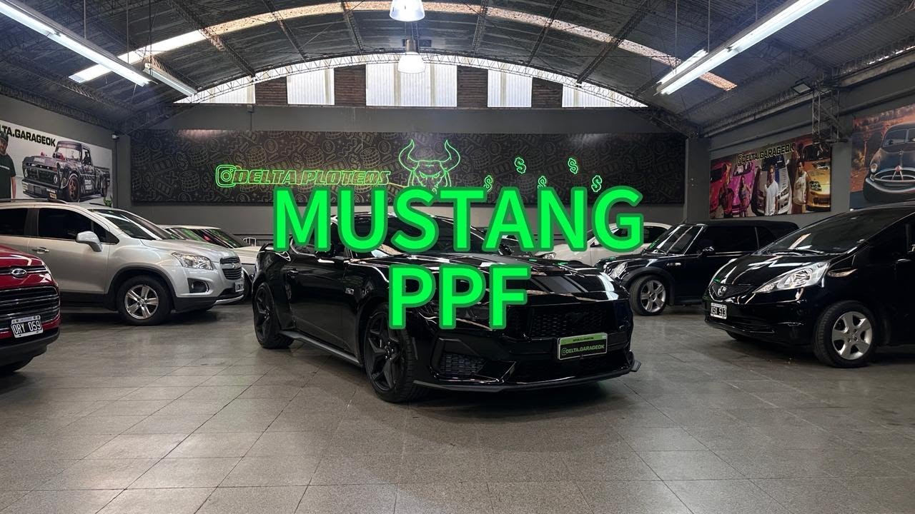Ploteo de Mustang con PPF Completo | Delta Ploteos - YouTube