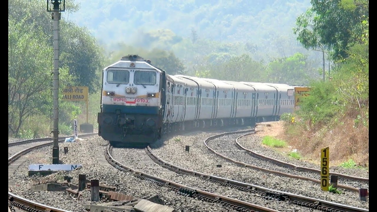 Terrific Speed Showdown : Konkan Railway : Netravati Express with GOC ...