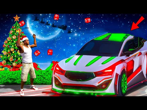 FRANKLIN GİZLİ IŞIKLI YILBAŞI ARABASINI BULDU - GTA 5 MODS