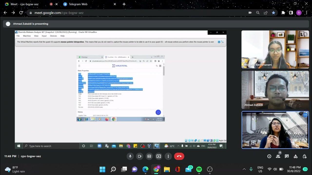 PROBLEM BASED TASK 2 - PRESENTATION (MALWARE ANALYSIS) - YouTube