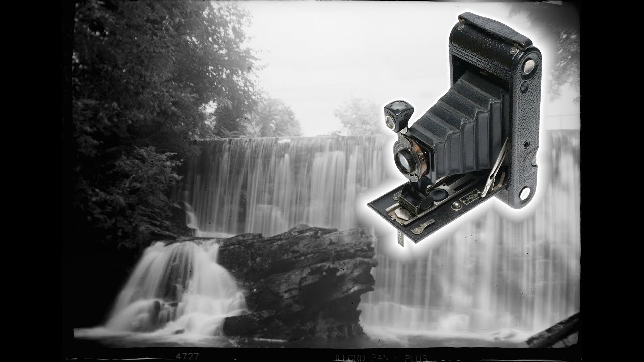 Shooting on a Folding Ensign Junior Camera - YouTube