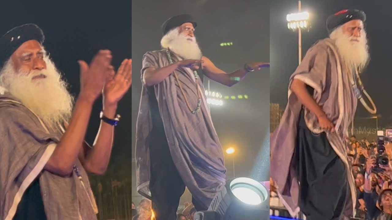 🔴Sadhguru Dance at MahaShivRatri 2024 | Exculsive Footage | Isha Yoga ...