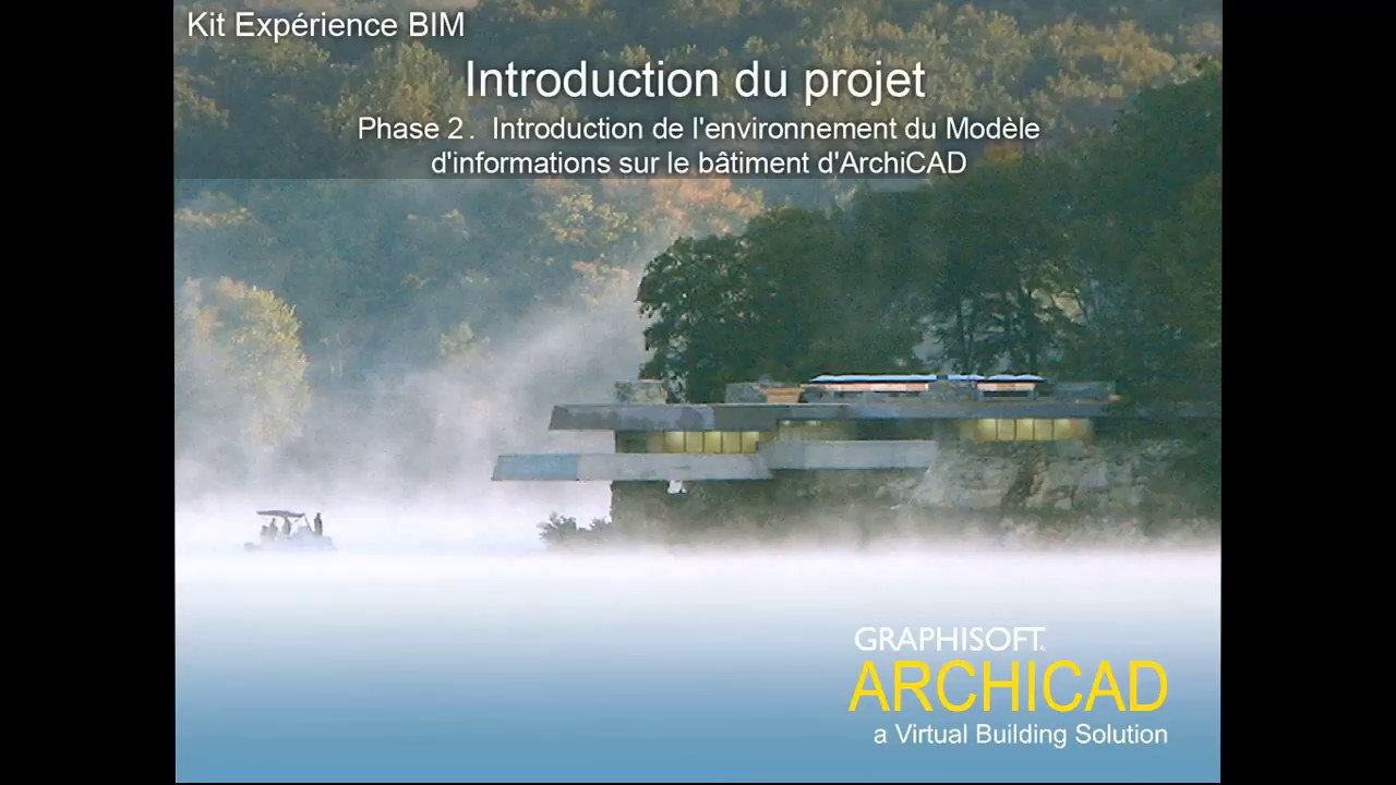 Cours ArchiCAD : Introduction du projet - phase 2 - Introduction de l ...