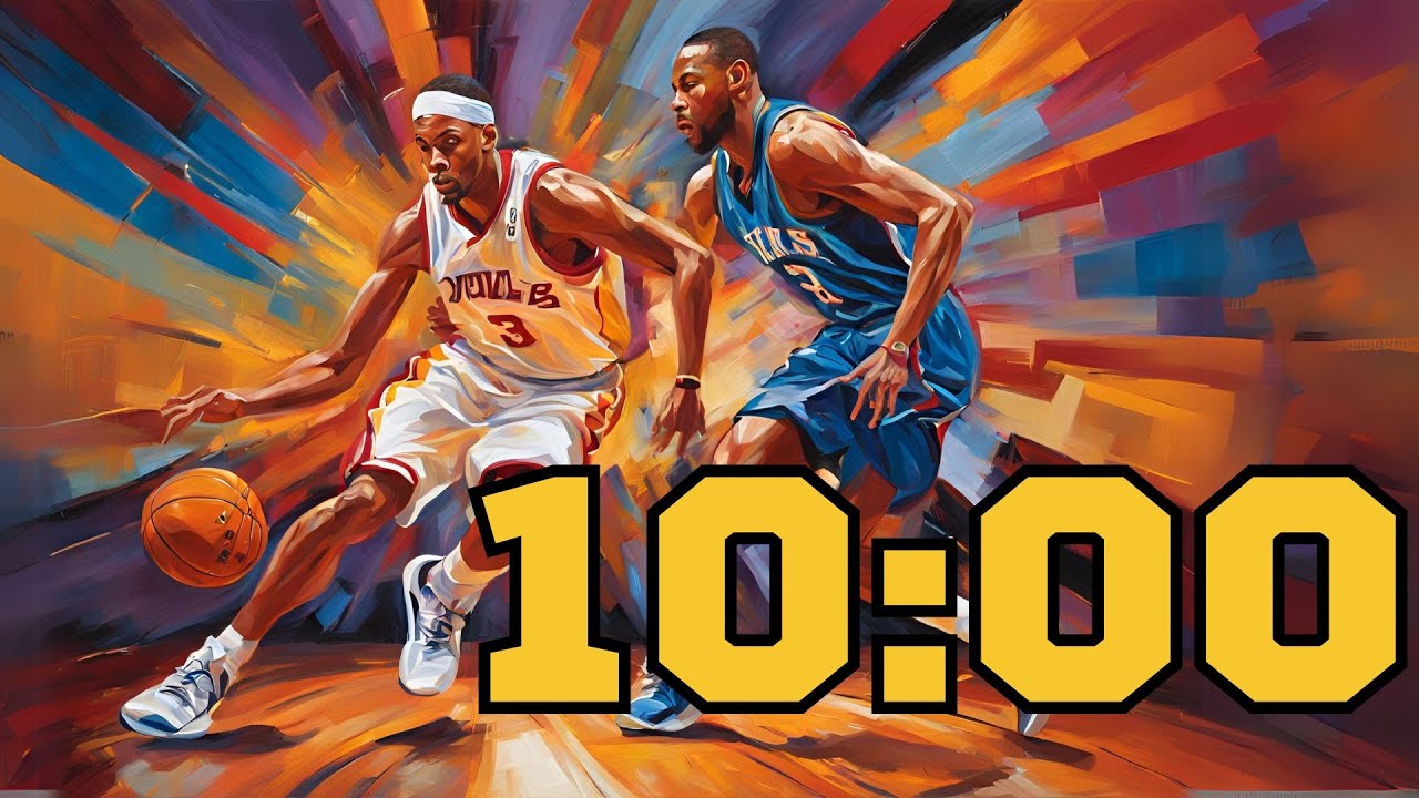 10 Minute Basketball Timer - No Music No Alarm - Ten Min NBA & March ...