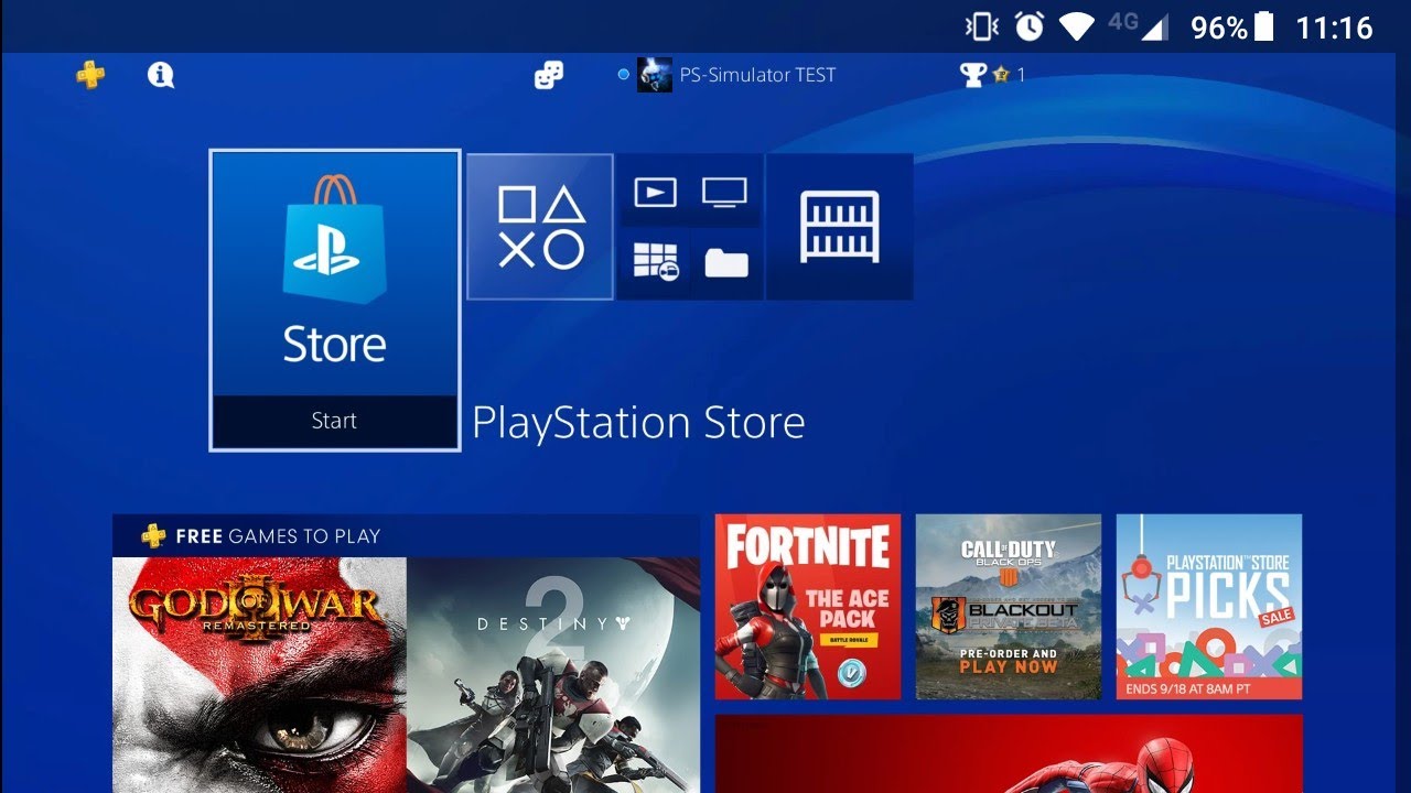 Simulador de PS4 para Android - 100% verdadeiro. - YouTube
