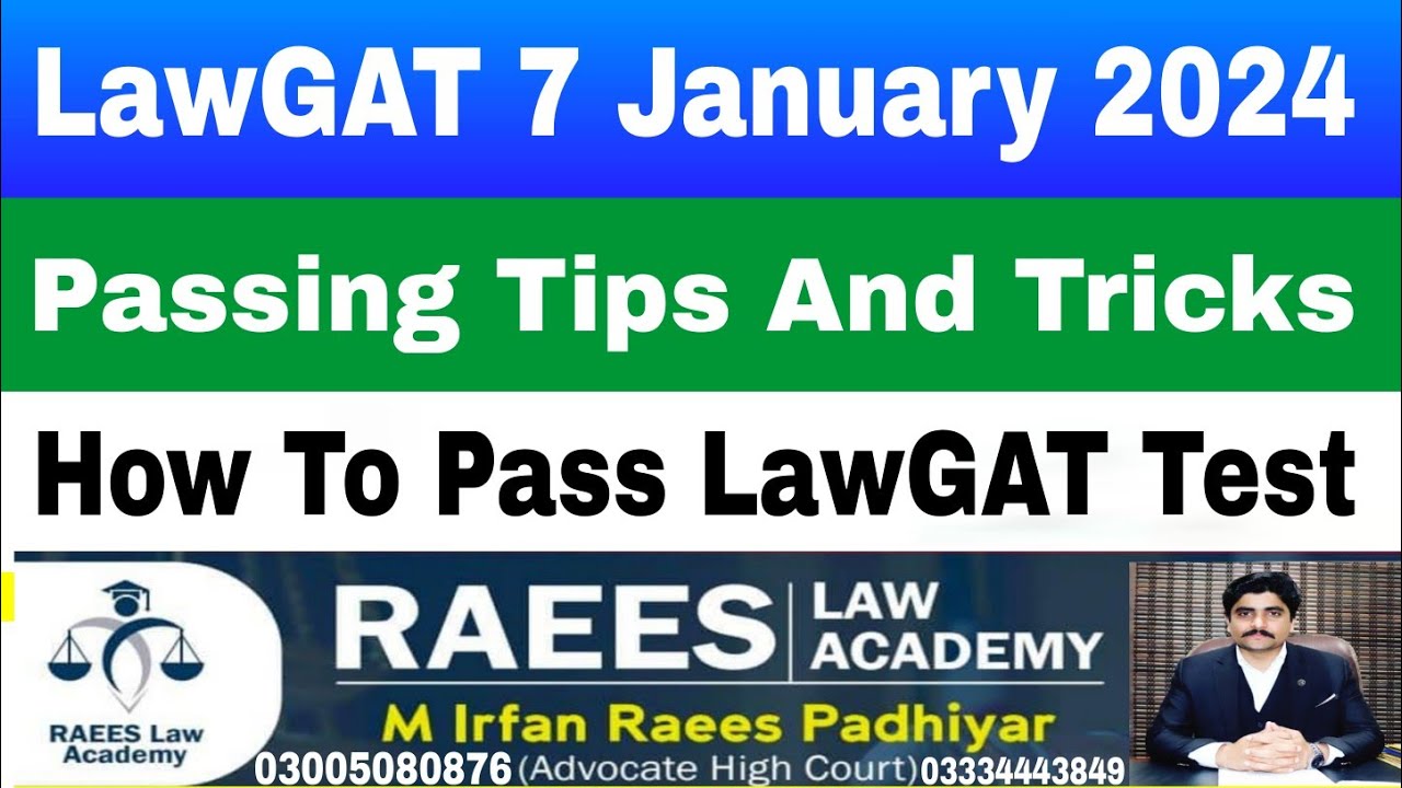 LawGAT 7 January Passing Tips And Tricks|GAT Super Session|GAT Best ...