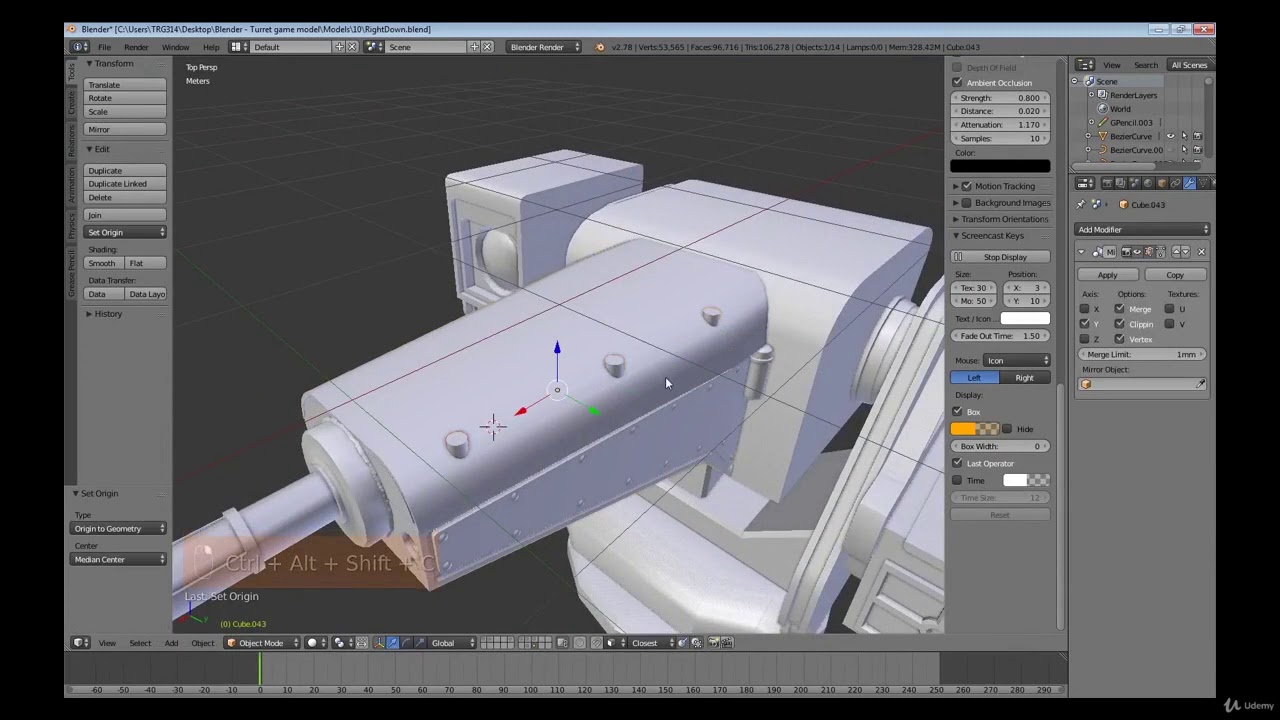 Gun Detail part 2 || How to study Render basic - YouTube