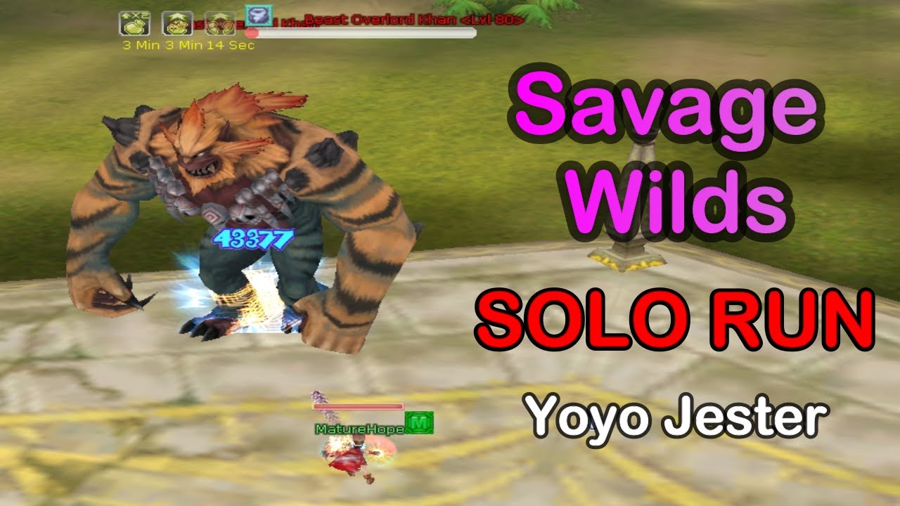 Savage Wilds Solo Run Yoyo Jester | Flyff - YouTube