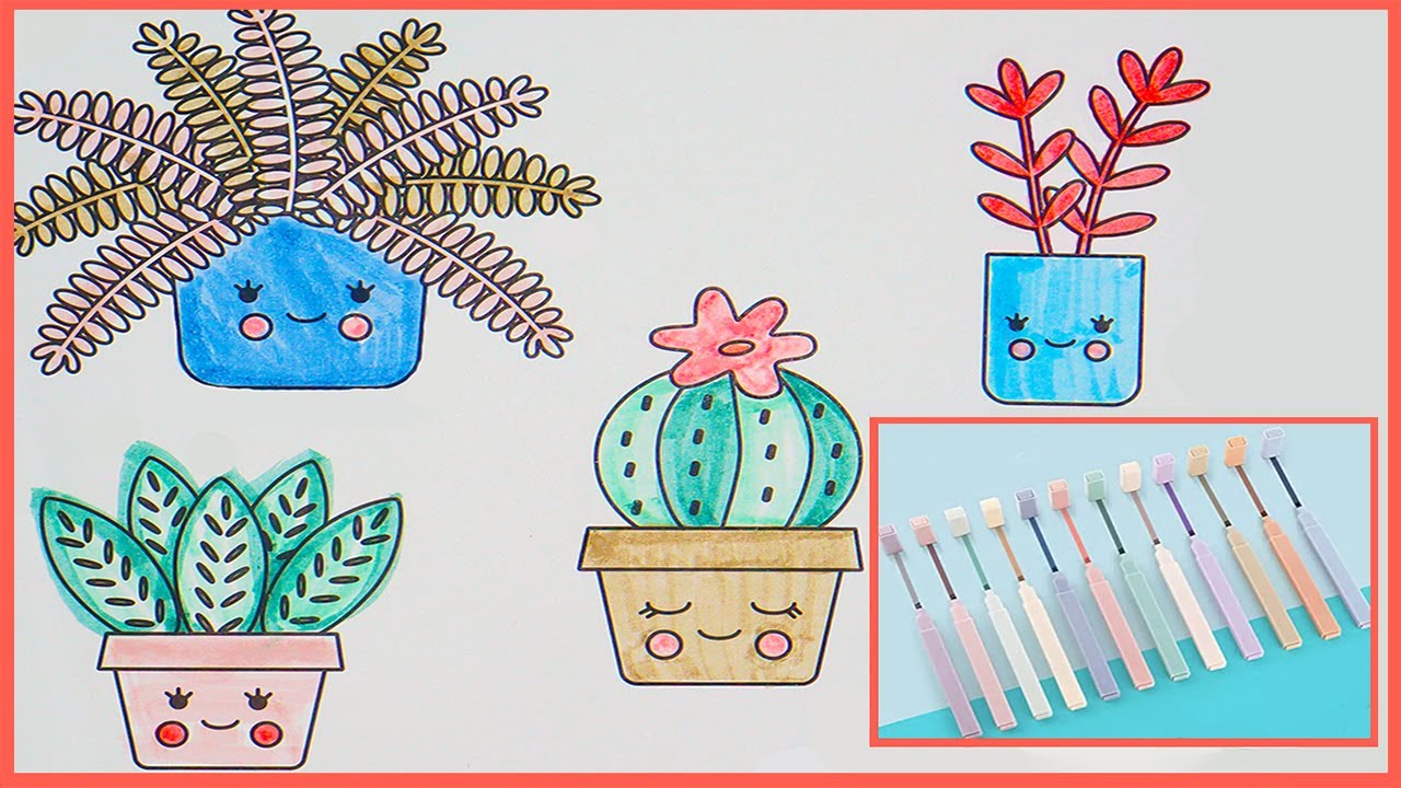 Relax and Watch Me Color //🌵“Pastel Highlighters” from TEMU🌵// High ...