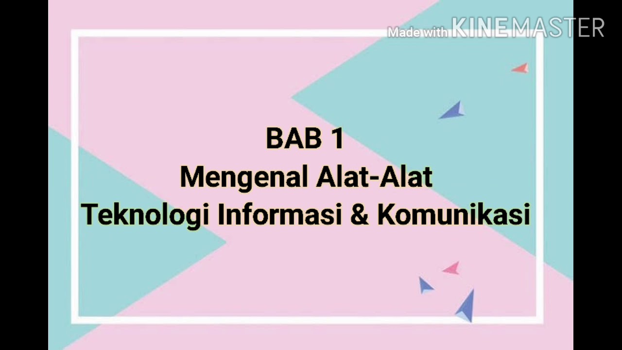 Mengenal Alat-Alat Teknologi Informasi & Komunikasi | TIK Kelas 1 SD ...