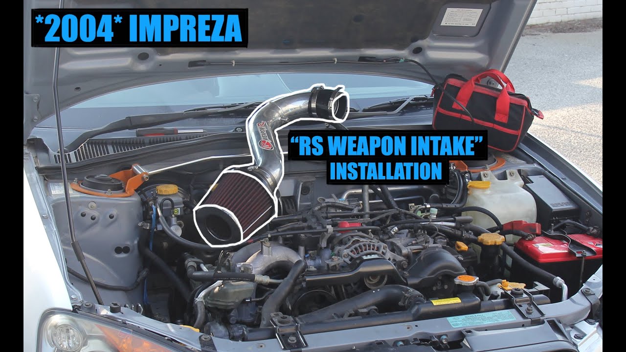 *2004* Impreza "RS Weapon Intake" Installation - YouTube