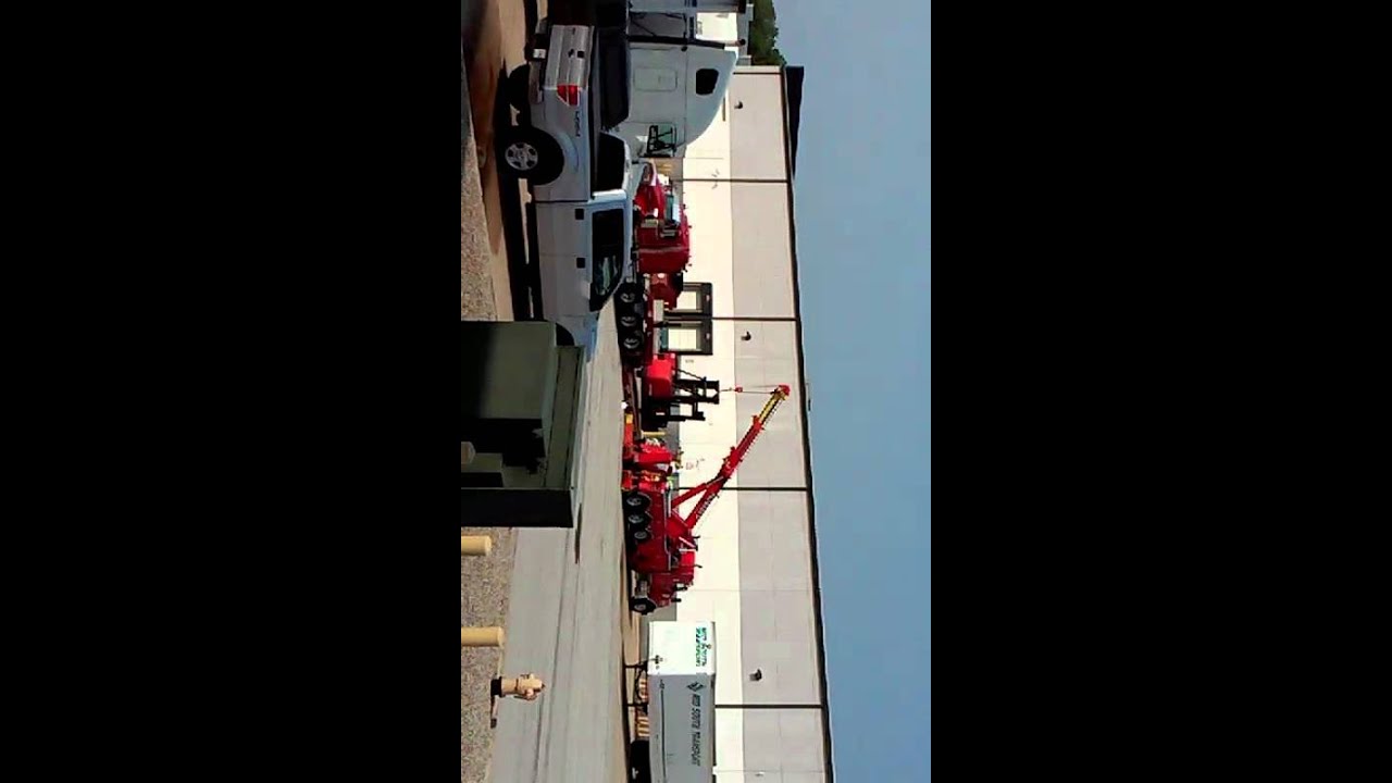 Unsafe way to load a forklift. - YouTube