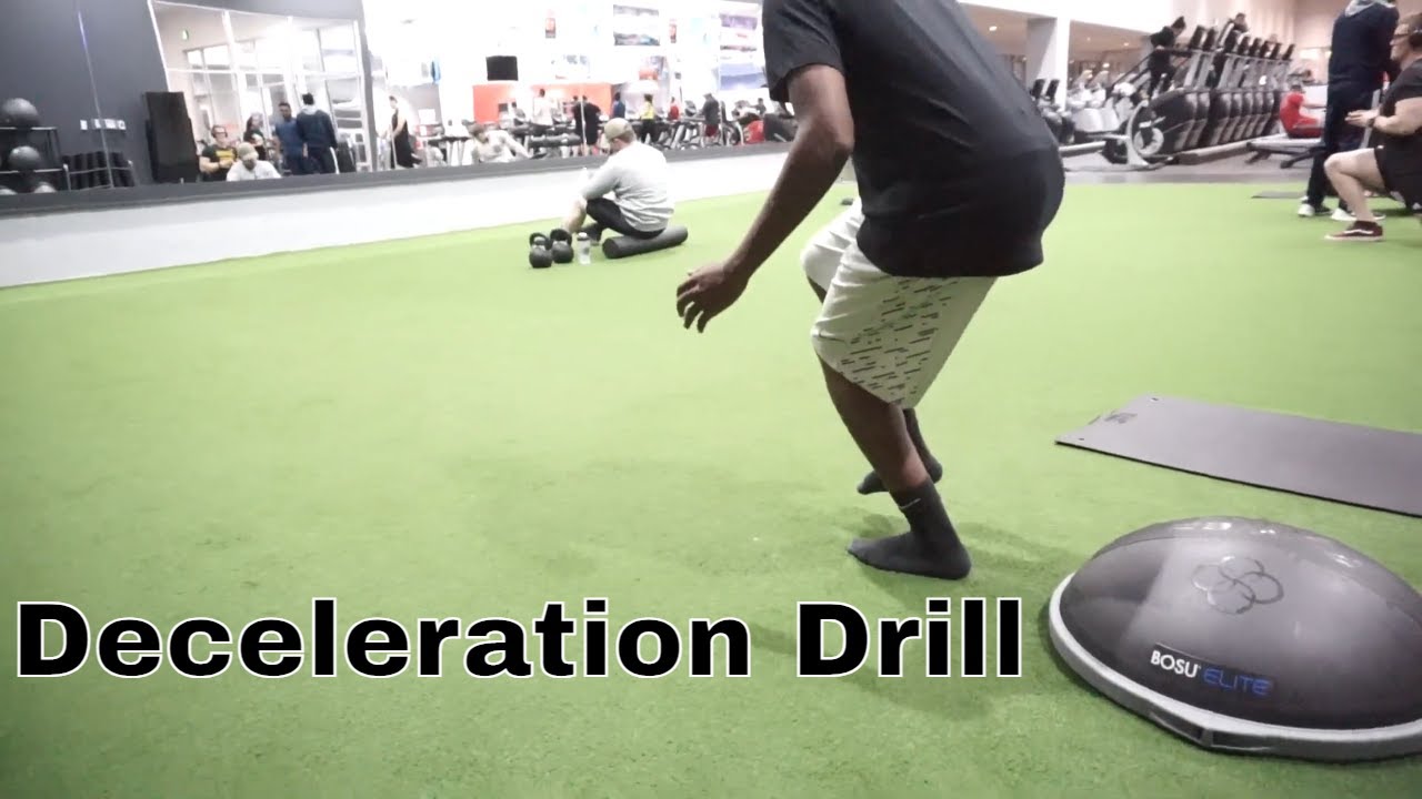 Ankle Strengthening Exercise (Bosu Ball Hop Down to Stabilization ...