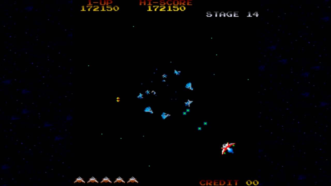 [HD] Gyruss Stage 12 to 15 Jupiter 1983 Konami Mame Retro Arcade Games ...