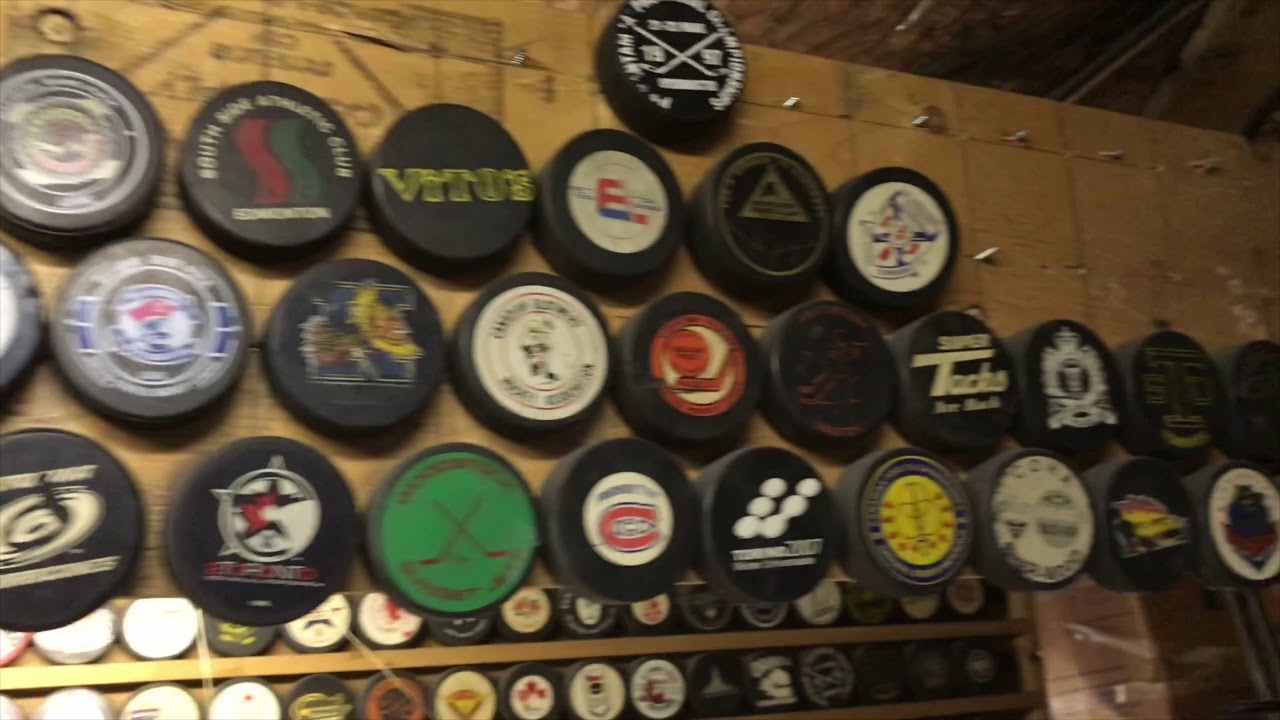 Hockey Puck Collection - YouTube