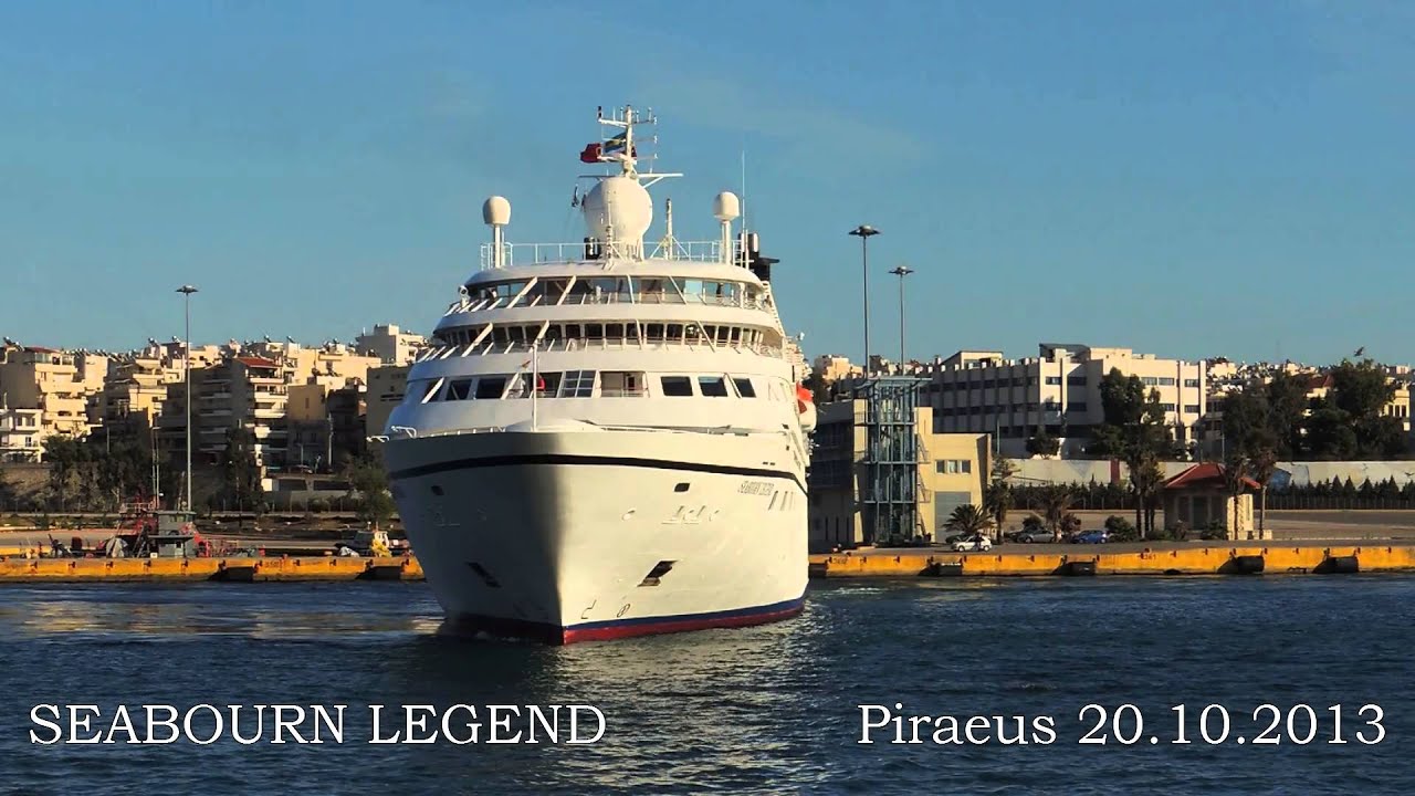 SEABOURN LEGEND departure from Piraeus Port - YouTube