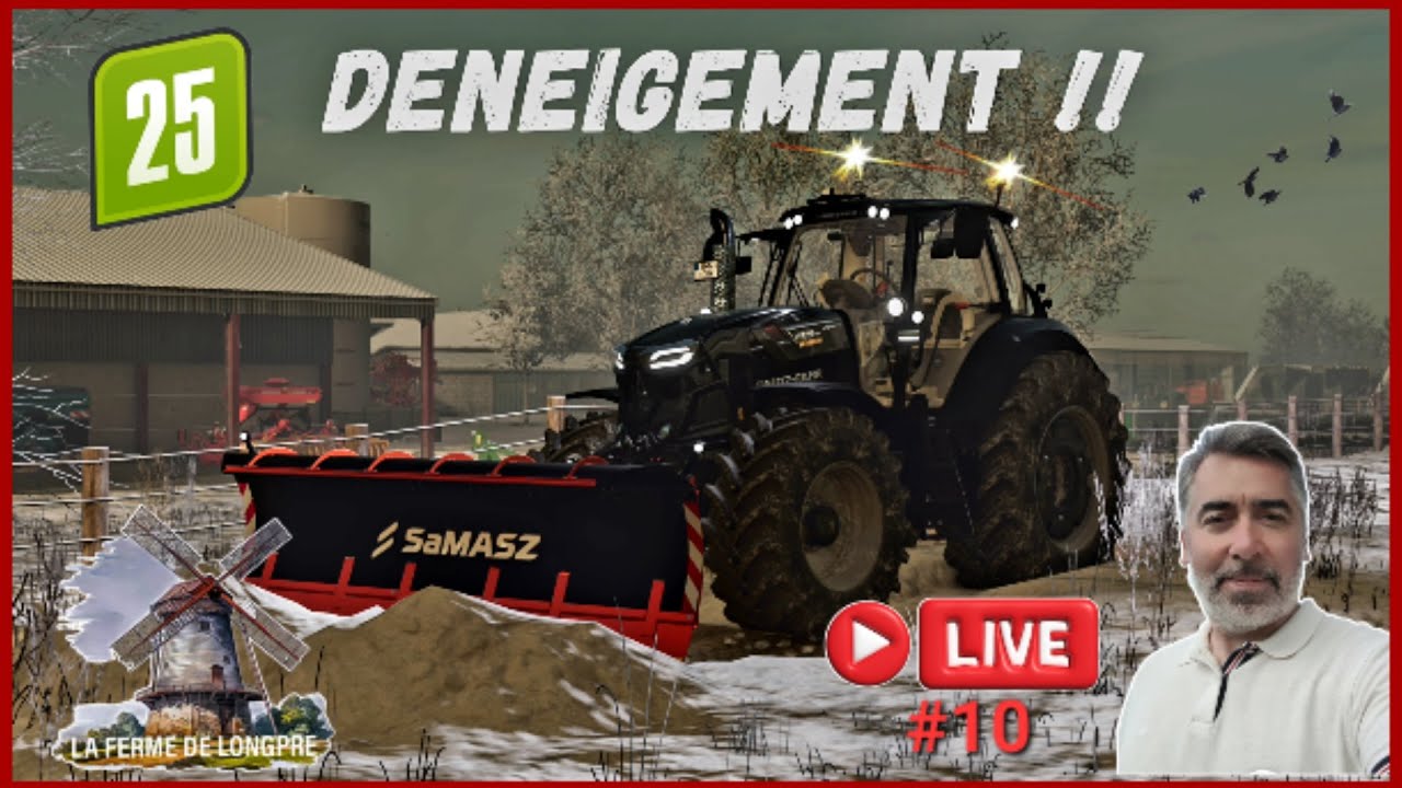 🔴LIVE LA FERME DE LONGPRE 🌿[#10] : DENEIGEMENT ET INSTALLATION DE LA METHA !! 😃 - YouTube