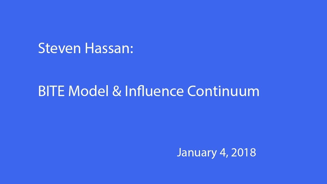 BITE MODEL & Influence Continuum - YouTube