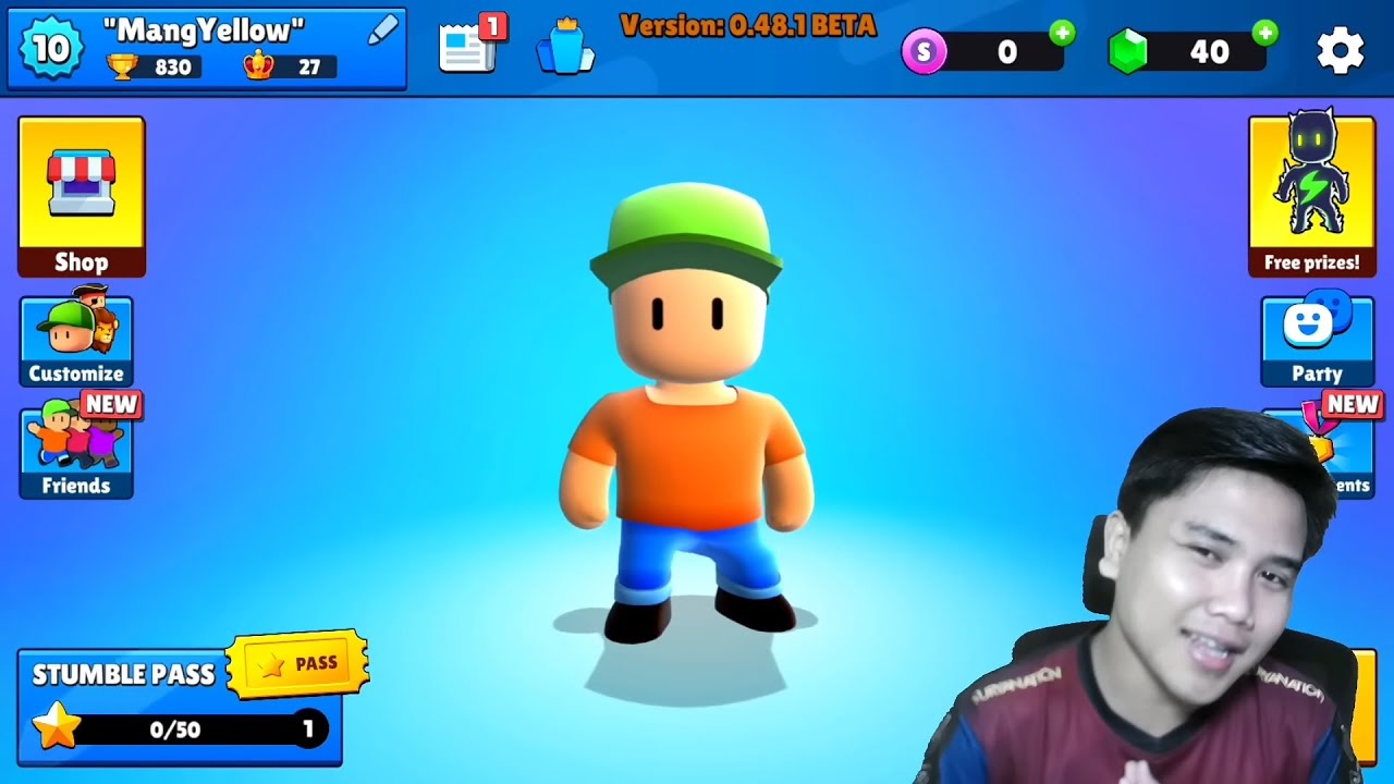 WEEKEND LAG WIFI part 2 !!!!!!! LETSGOO STUMBLE GUYS BLOCK DASH ONLY ...