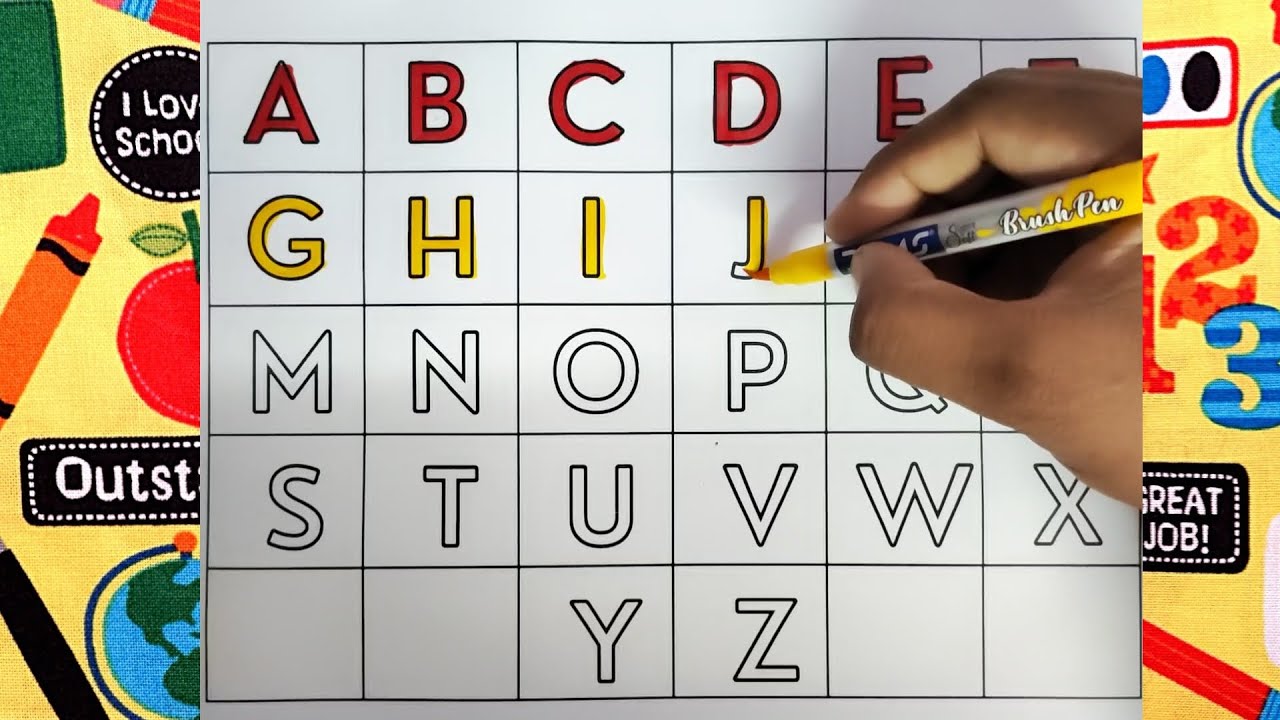 🌈 Let's Explore A to Z with Rainbow Colors! 🎨 Fun Learning for Kids! # ...