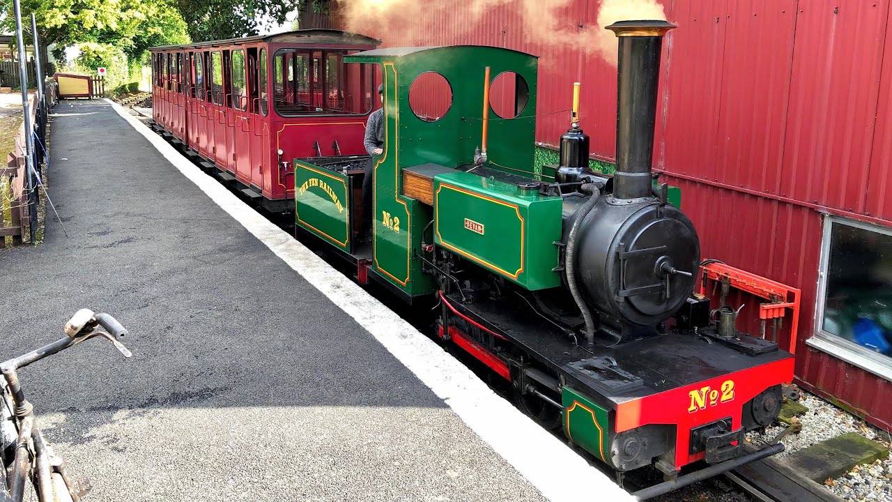 Bressingham Steam Museum - Fen Railway ride - YouTube